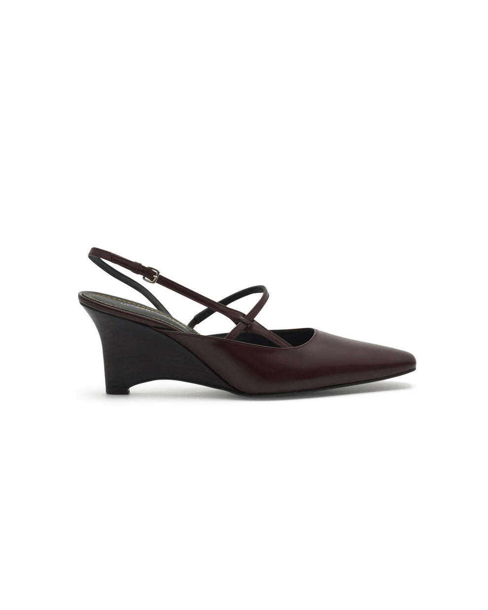 SLINGBACK WEDGE – umber-postpast