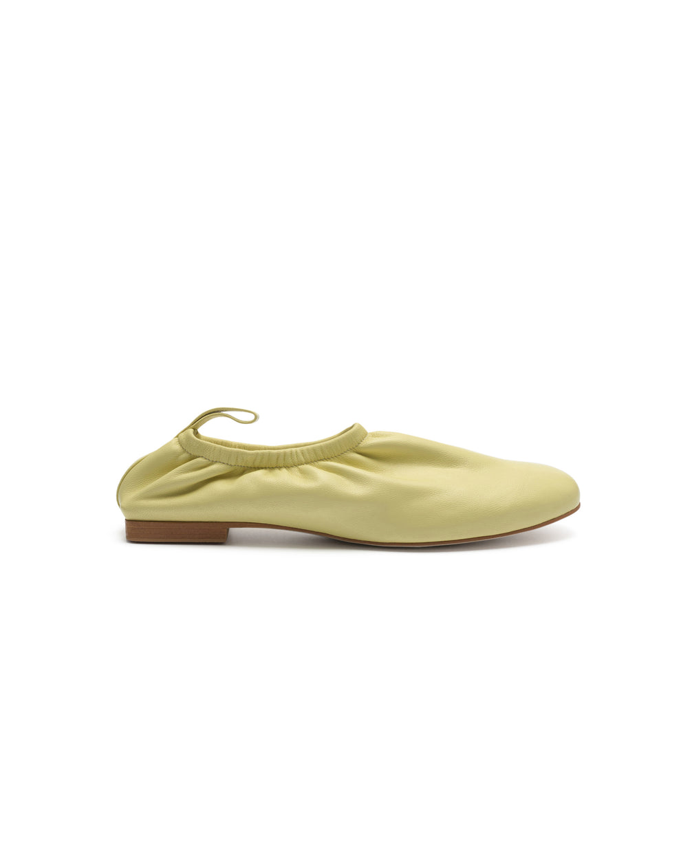 ELASTIC BALLET FLAT – umber-postpast